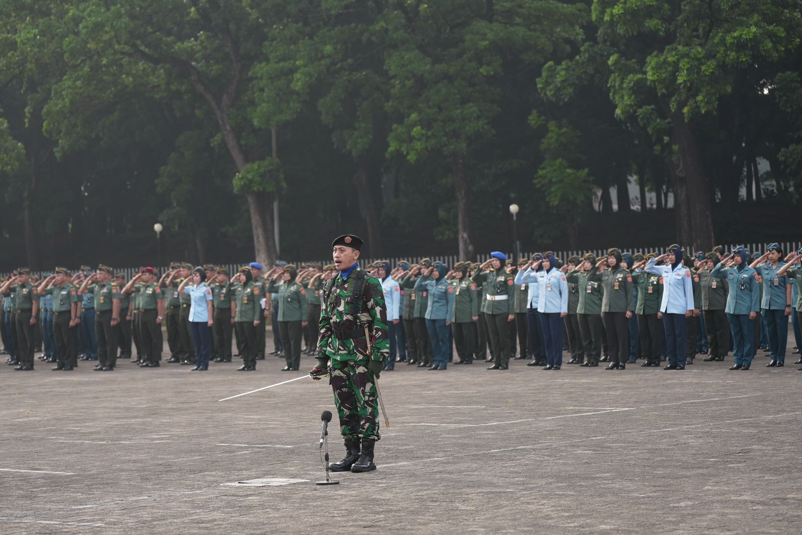 Askomlek Panglima TNI Pimpin Upacara Bendera 17-an Bulan November Tahun 2024 - KoranProgresif